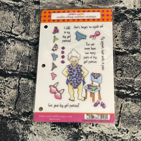 Our Craft Lounge | Office | Our Craft Lounge Grannys Support Team Cling ...